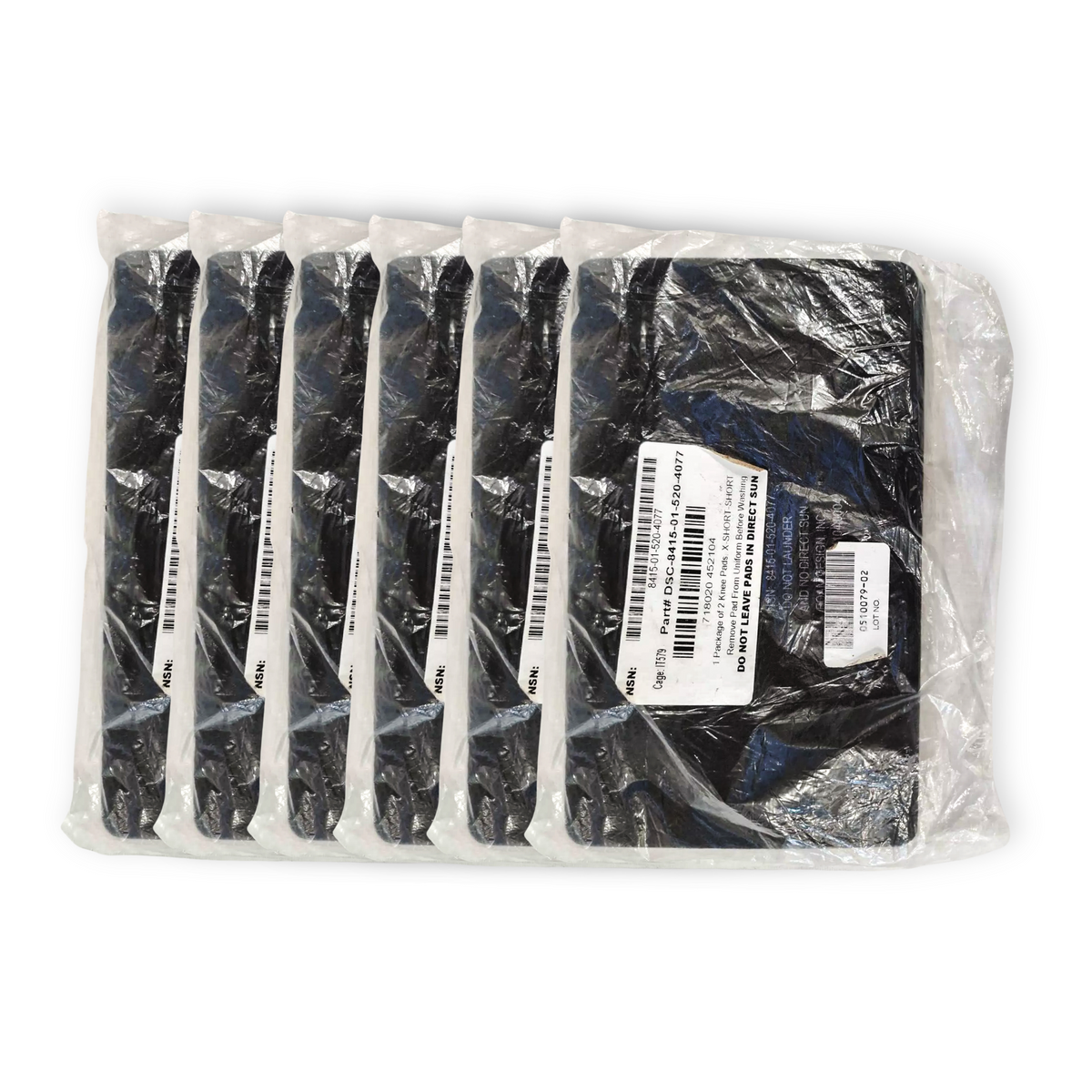 US GI Knee Pad Inserts X-Short-Short – 6 Pack (12 Total Inserts ...