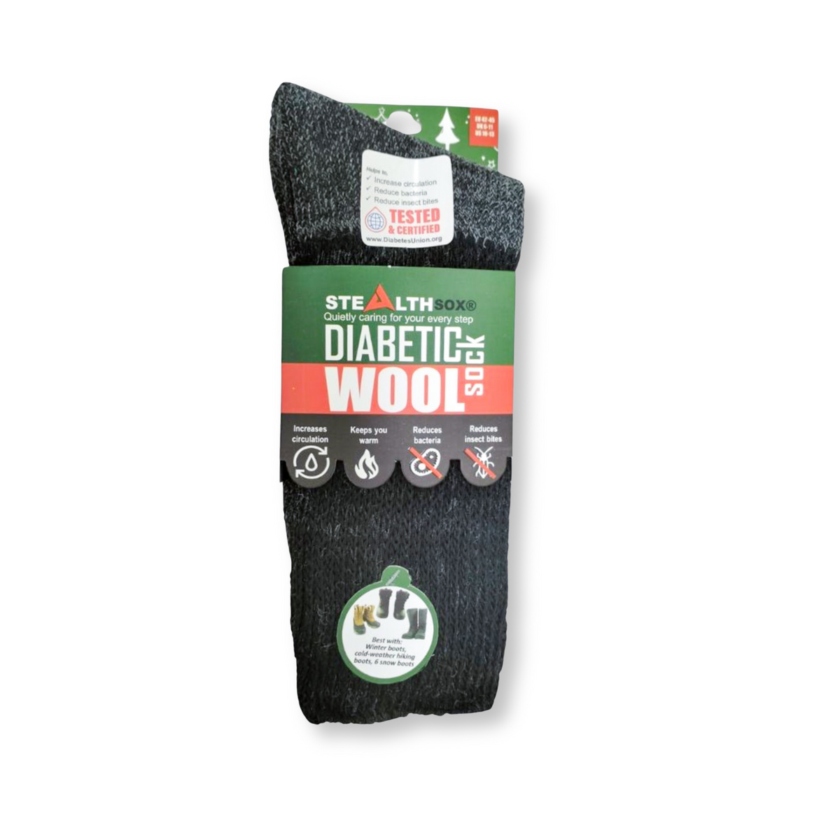 Diabetic Wool Blend Socks (12 Pack) – McGuire Army Navy
