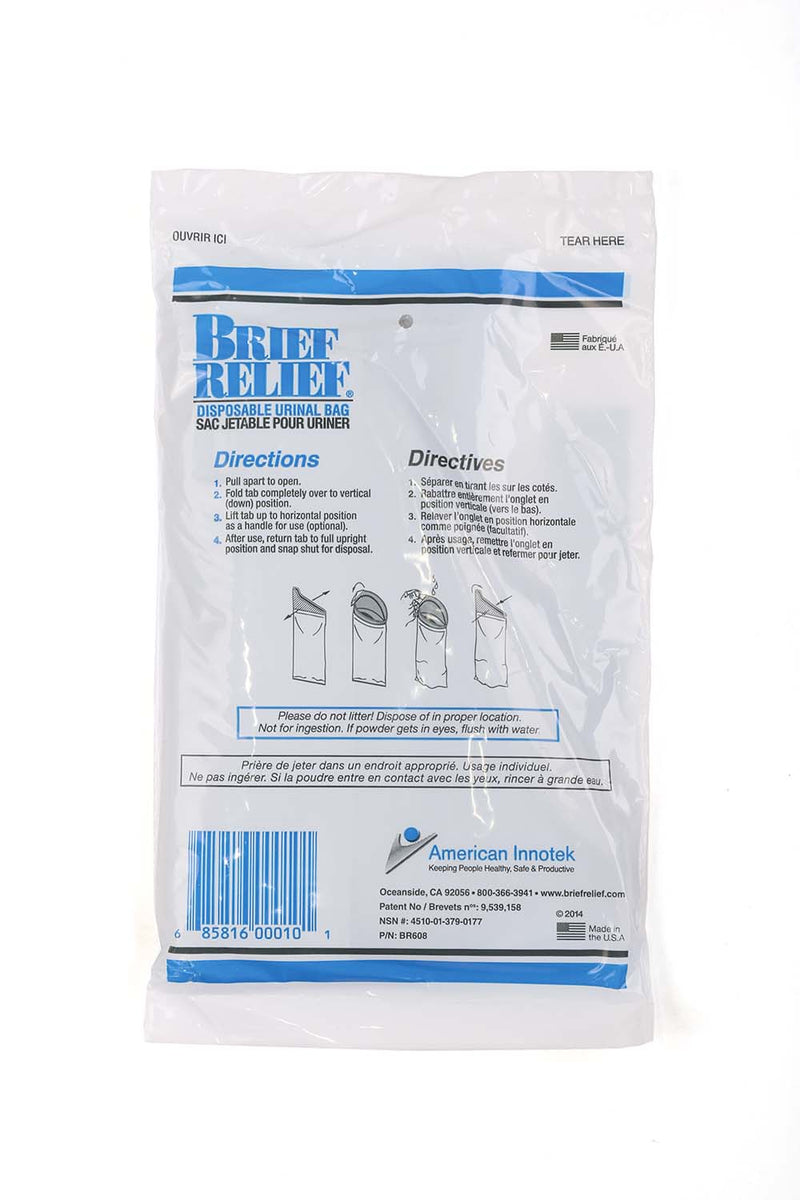 Disposable Urinal Bag (100 Pack) – McGuire Army Navy