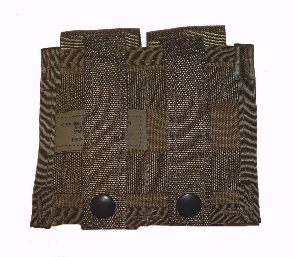 MOLLE 40mm High-Explosive Grenade Pouch For M203, Double (NSN 8465-01 ...