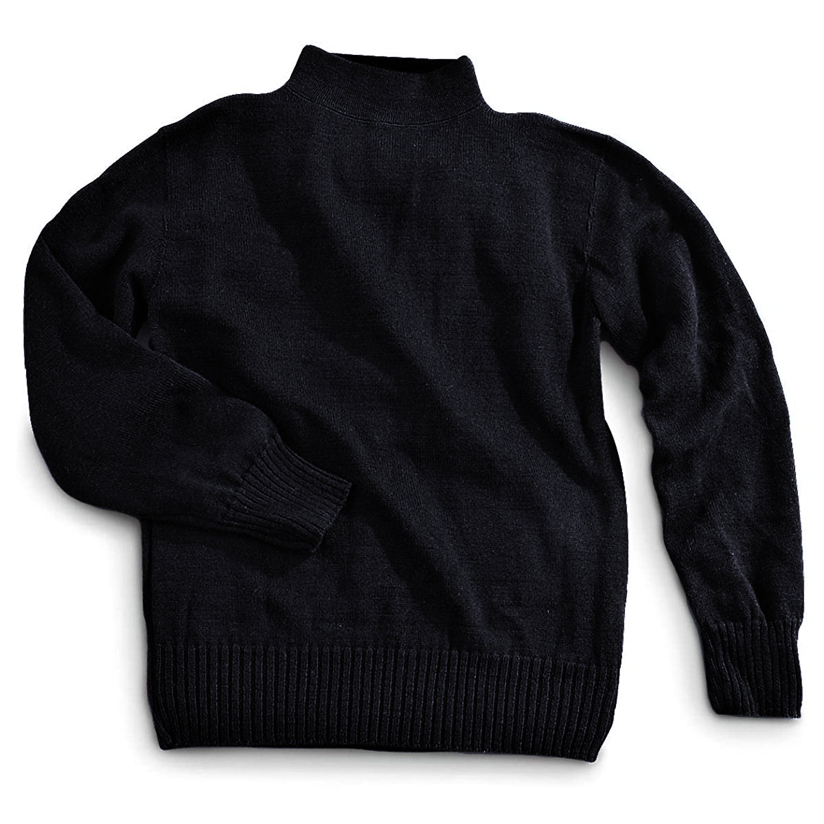 US Navy Men’s 100% Wool Mock Turtleneck Sweater – McGuire Army Navy